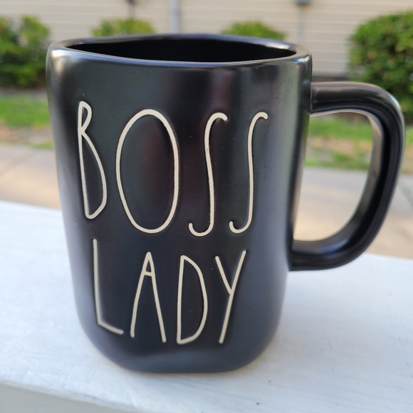 Rae Dunn | Dining | Rae Dunn Black Mug Boss Lady | Poshmark